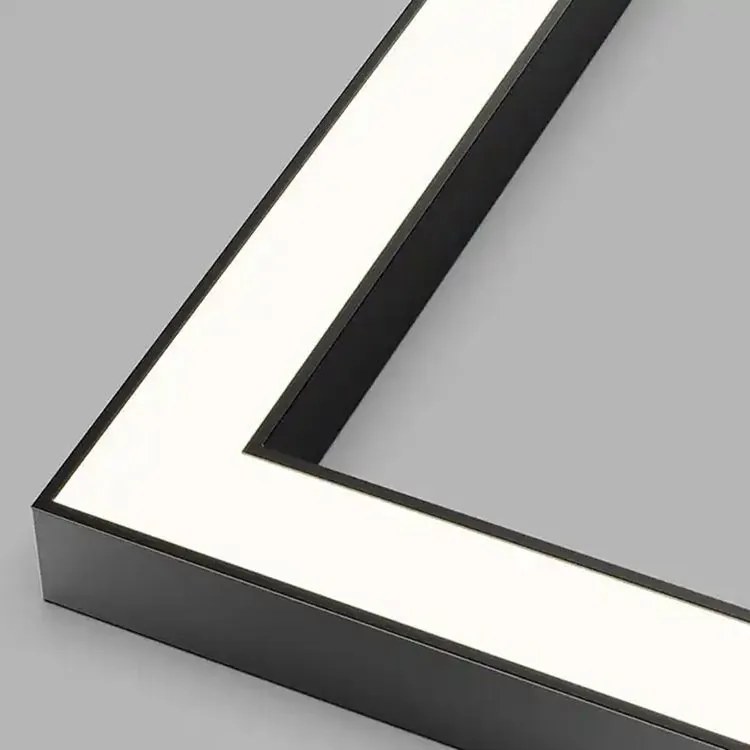 Toolight Toolight, LED stropní svítidlo 60x60x5 cm 36W 4000K APP1284-C, černá, OSW-00942