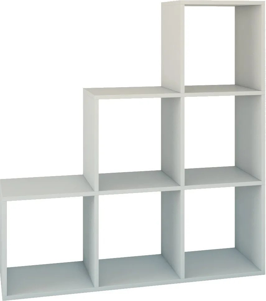 Regál STELLA bílá (115 x 115) cm