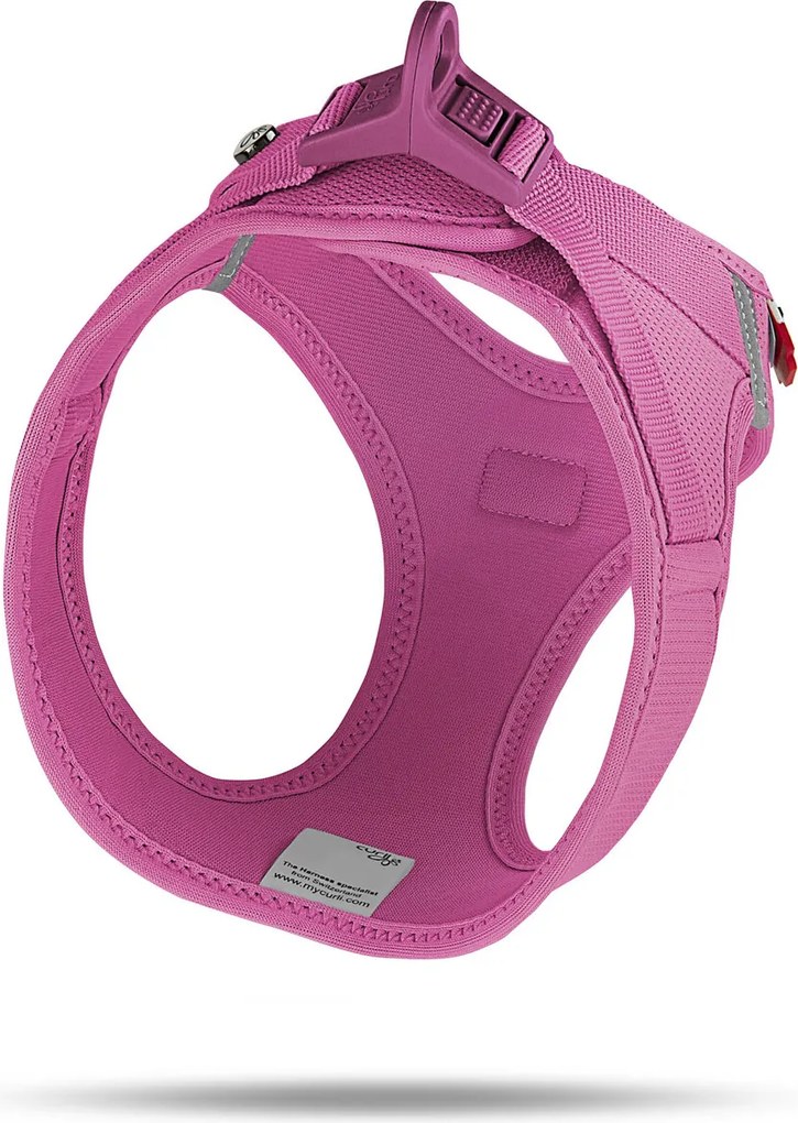 Postroj pro psy a kočky Curli CLAPS Air-Mesh Fuchsia Velikost: M