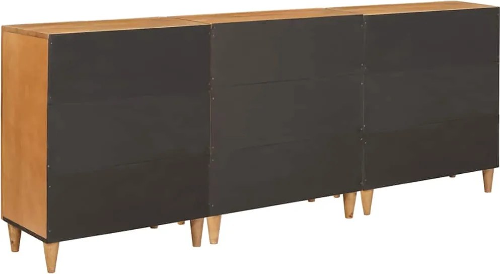 Servírovací skříň 3 ks 180 x 33,5 x 75 cm Hnědá 3310065