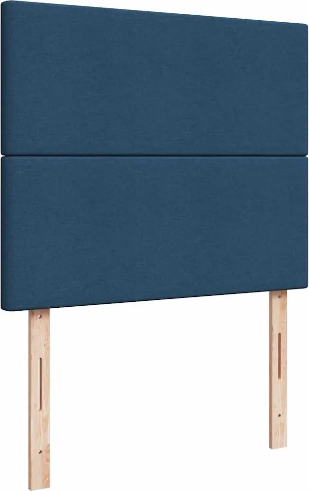 Box spring postel s matrací černá 120x190 cm textil 3291994