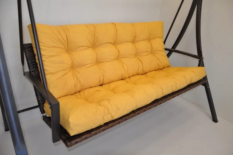 Axin Trading Polstr na zahradní houpačku 140 cm Polstr: Malinový melír