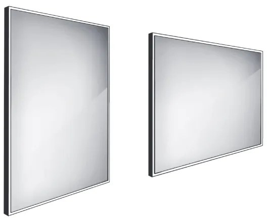 Nimco Černé LED zrcadlo 600x800 - ZPC 13002-90