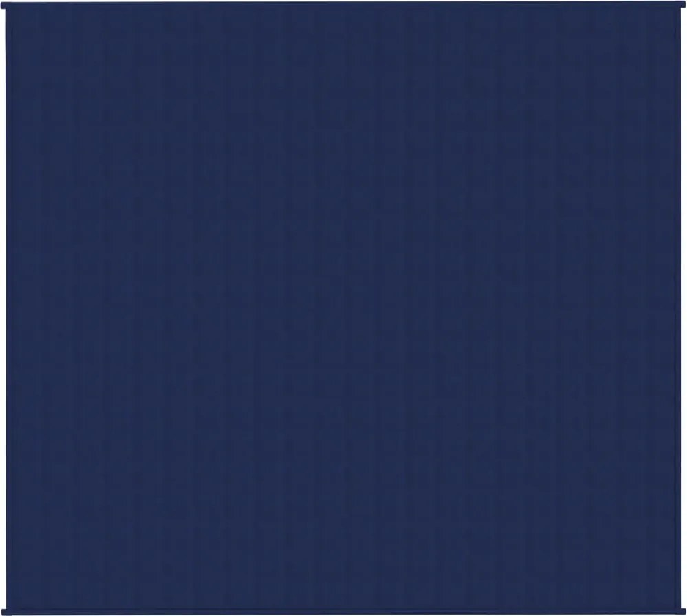 Zátěžová deka modrá 200 x 230 cm 13 kg textil 3154806