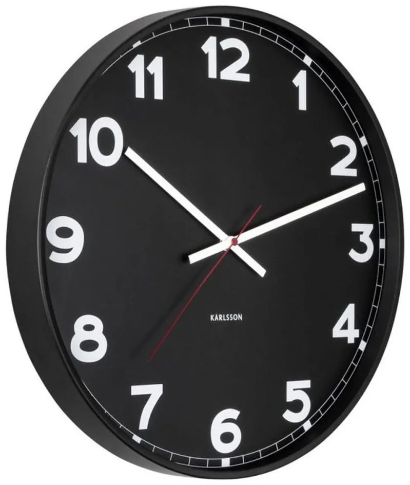 Designové nástěnné hodiny KA5847BK Karlsson 41cm