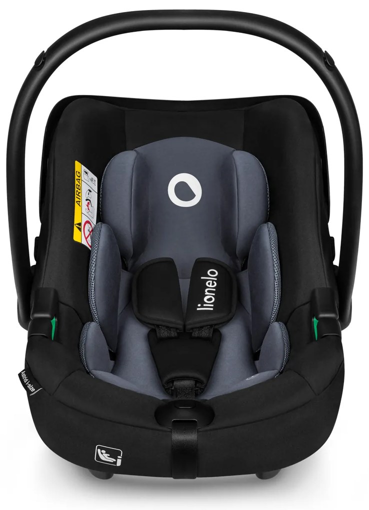 Autosedačka Lionelo ASTRID i-size 40-87 cm Barva: Black Grey