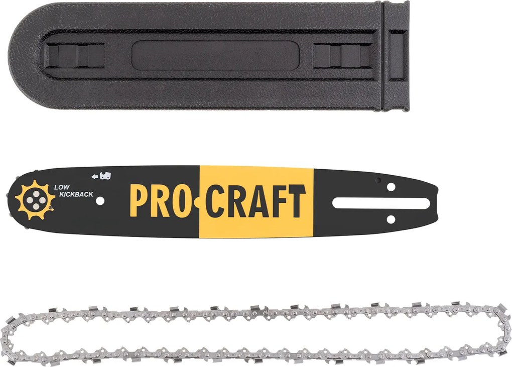 Procraft PKA40Li 40V SET - akumulátorová řetězová pila (s 4 Ah akumulátorem a nabíječkou)