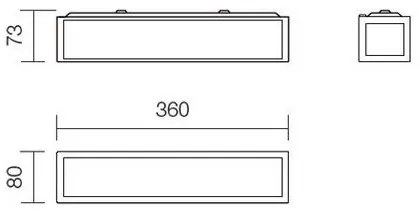 Redo 01-703 - Koupelnové nástěnné svítidlo EGO 2xE14/28W/230V 36 cm IP44 chrom