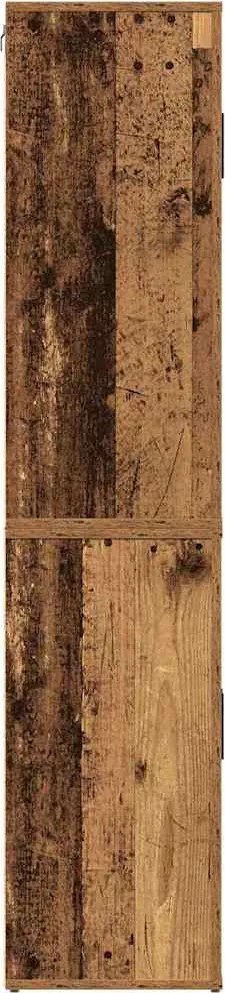 Vysoký bufet Staré dřevo 80 x 33 x 150 cm Kompozitní dřevo 3334336