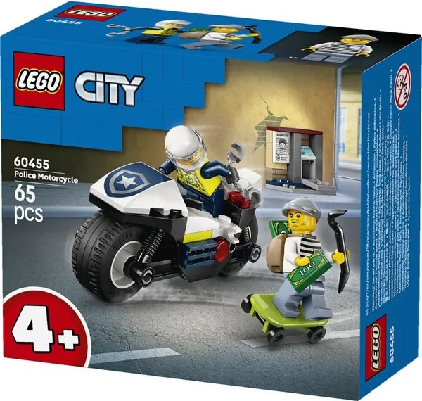 LEGO City 60455 Honička na policejní motorce