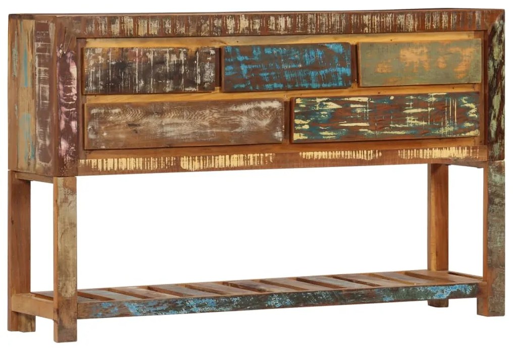 Příborník 120 x 30 x 75 cm masivní recyklované dřevo 247478