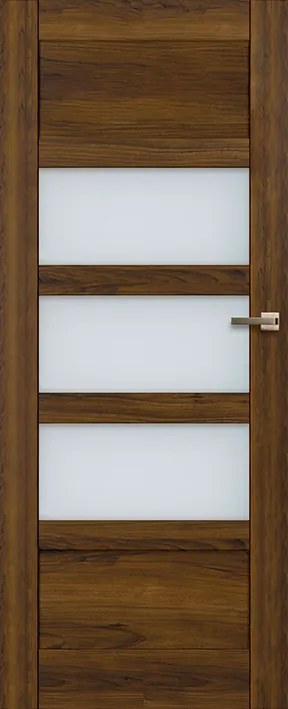 Interiérové dveře vasco doors BRAGA model B Průchozí rozměr: 80 x 197 cm, Orientace dveří: Pravé dveře, Dekor: Dub Viking