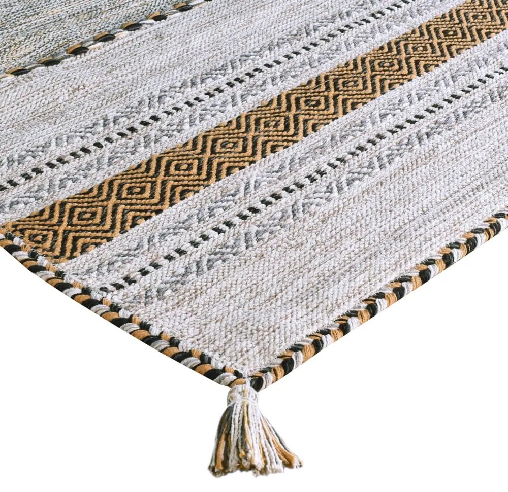 Béžový bavlněný koberec Webtappeti Antique Kilim, 120 x 180 cm