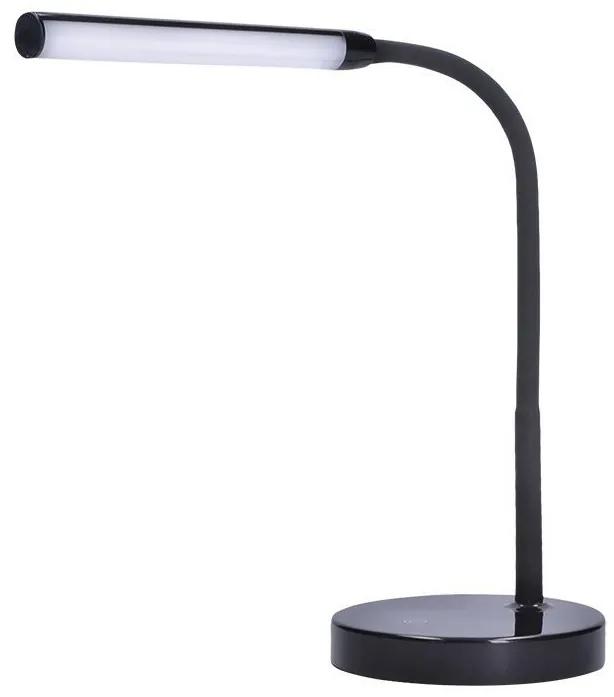 SOLIGHT LED stolní lampička stmívatelná 4W/4100K/280Lm, černá
