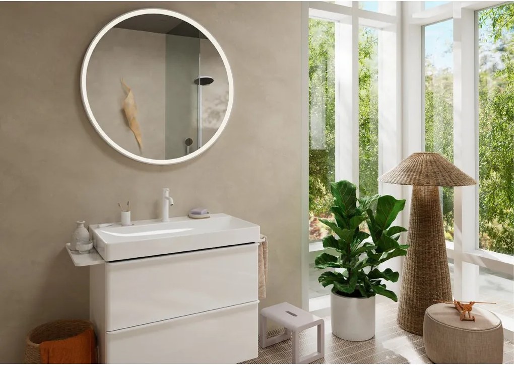 Hansgrohe Pulsify S, Showerpipe 260 1jet s termostatem ShowerTablet Select 400, bílá matná, HAN-24220700