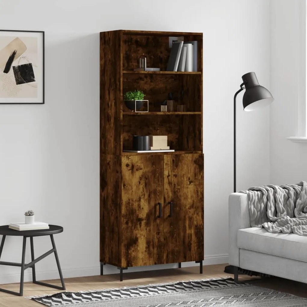 vidaXL Skříň highboard 69,5 x 34 x 180 cm kompozitní dřevo [3189258] Barva: dub sonoma