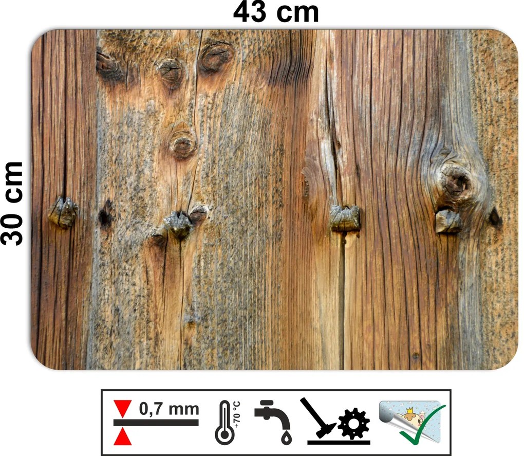PokojovaDekorace.cz, Prostírání - 080, Imitace dřeva, 43x30cm