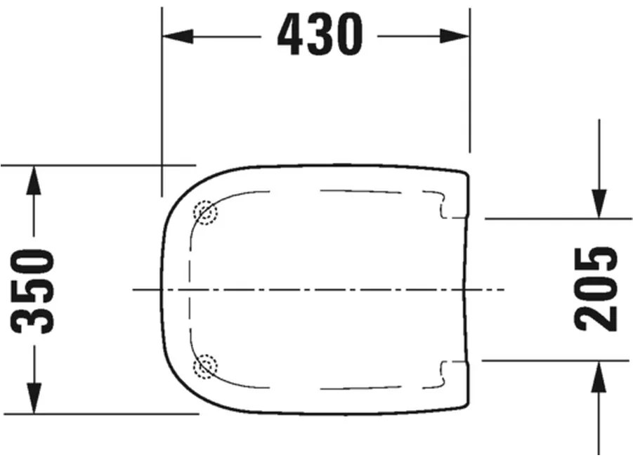 Duravit D-Code - WC sedátko, bílá 0067310099