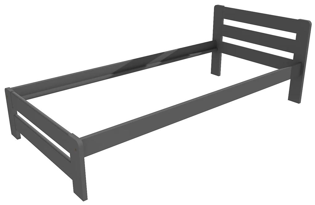Vomaks Jednolůžková postel VMK002B Rozměr: 80 x 200 cm, Barva: barva bílá