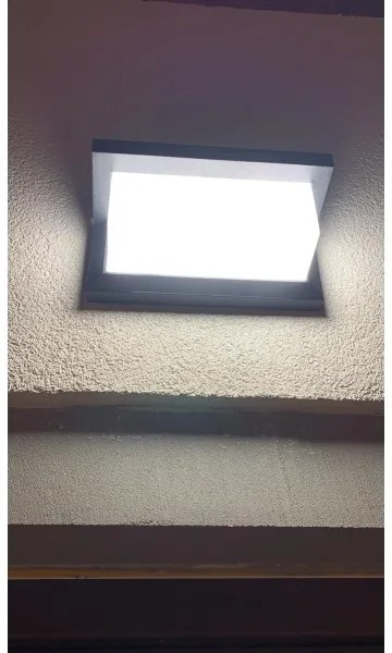 LED Venkovní nástěnné svítidlo LED/12W/230V IP54 černá