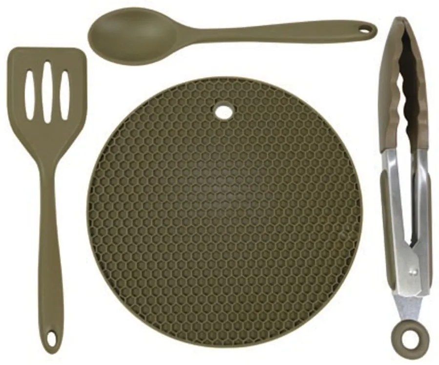 Trakker Silikonové kuchyňské nádobí Armolife Silicone Utensil Set