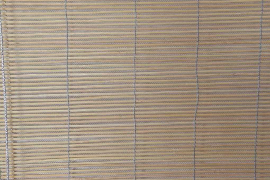 Vingo Rozbalená špejlová bambusová roleta přírodní Šířka rolety: 80 cm, Rozvin rolety: 200 cm