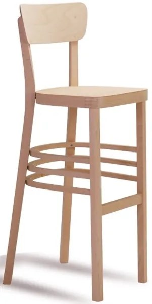 Barová židle SCALA (masívní sedák)