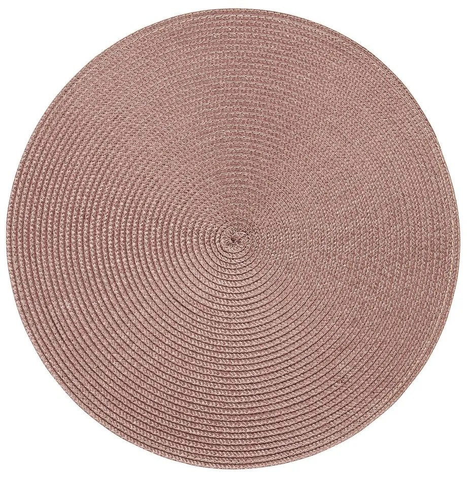 AMBIENTE Prostírání kulaté 38 cm - šedohnědá
