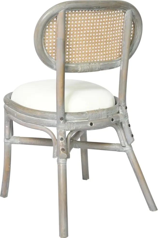 vidaXL Jídelní židle 6 ks plátno [3071724] Barva: Šedá