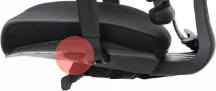 MERCURY Ergonomická kancelářská židle LOMAX - černá látka / nosnost 150 kg