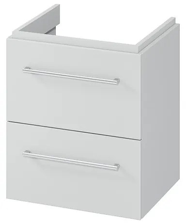 Cersanit Larga, závěsná umyvadlová skříňka 60cm, šedá matná, S932-072