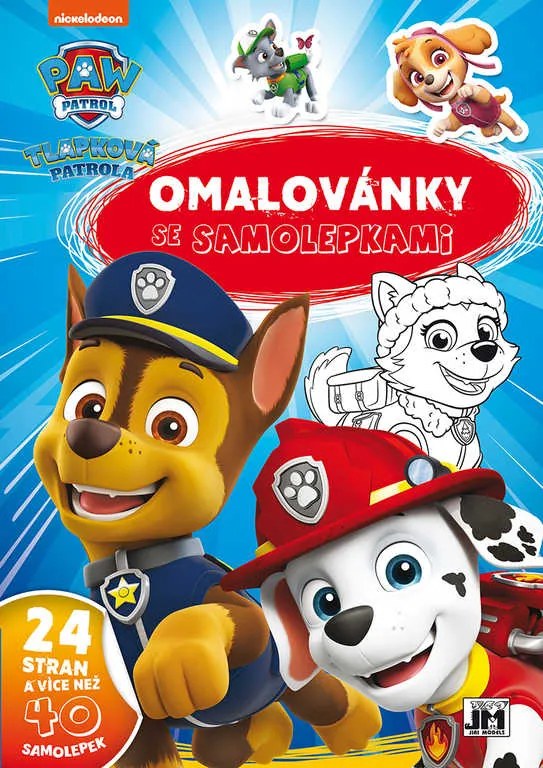 JIRI MODELS Omalovánky A4+ Tlapková Patrola (Paw Patrol) 3