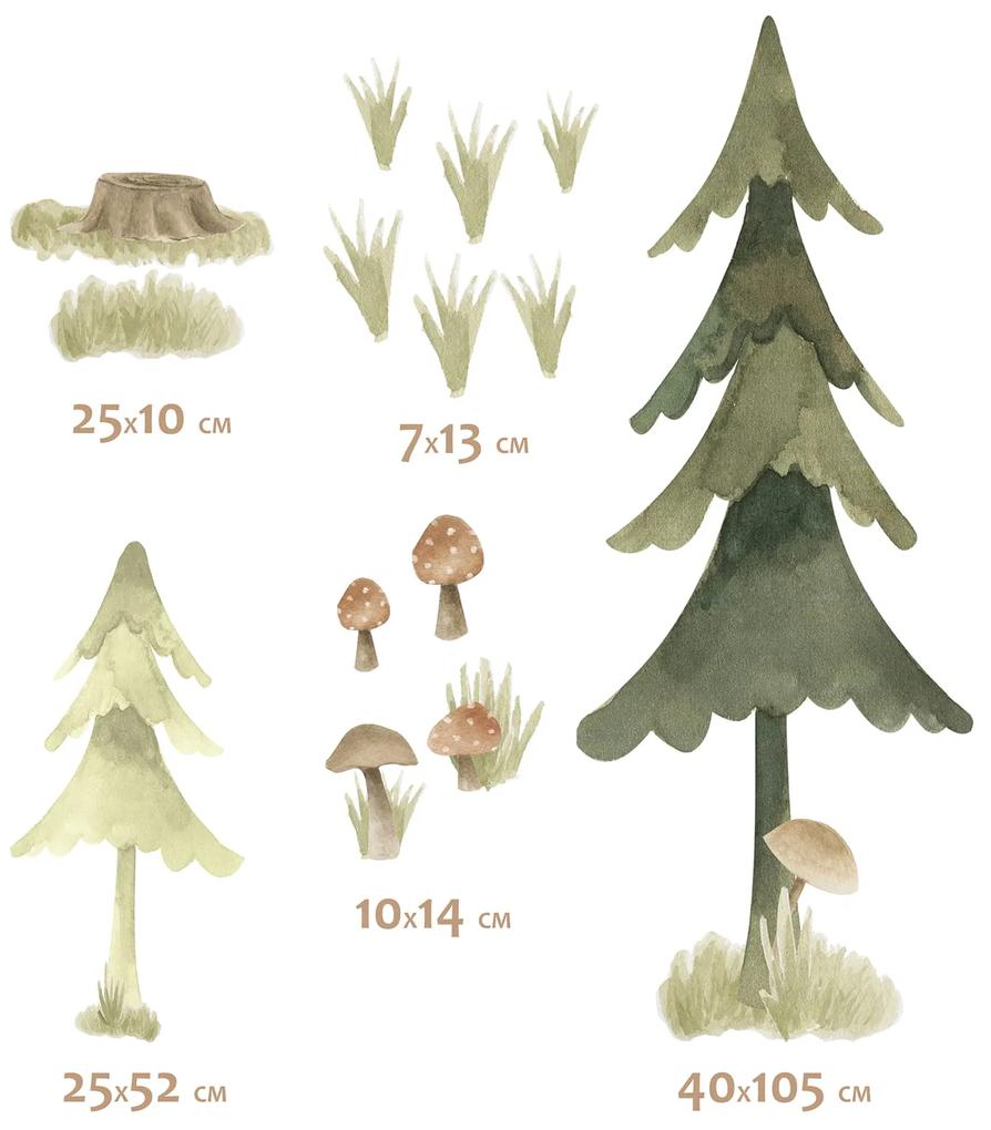 Lesní kolekce LittleOne - Strom a traviny