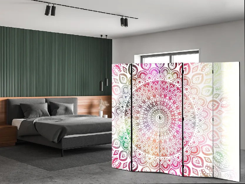 Liox Paraván jarní mandala Rozměr: 225 x 180 cm