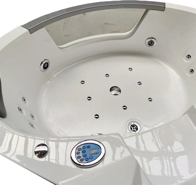 BPS-koupelny Hydromasážní vířivá vana Orino 632 135x135 s ohřevem vody