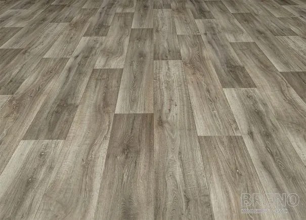 Breno PVC TOPTEX Lime Oak 796M – tmavší dřevo, šíře 500 cm