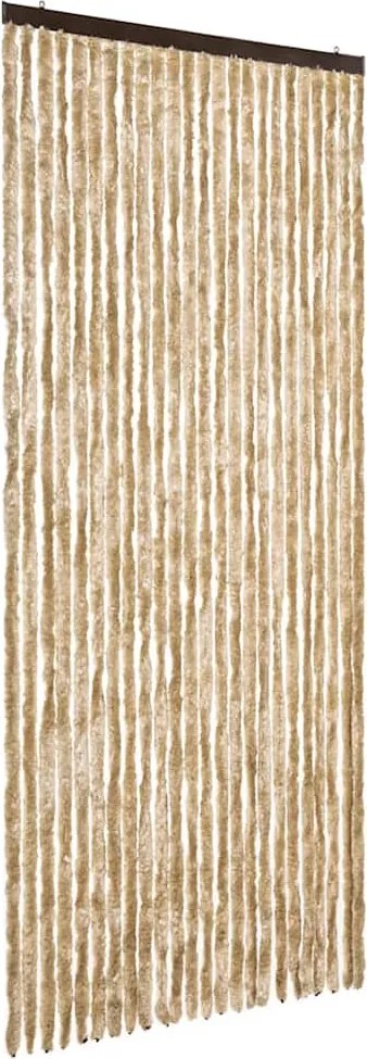 Závěs proti hmyzu béžový 100 x 220 cm Chenille 284284