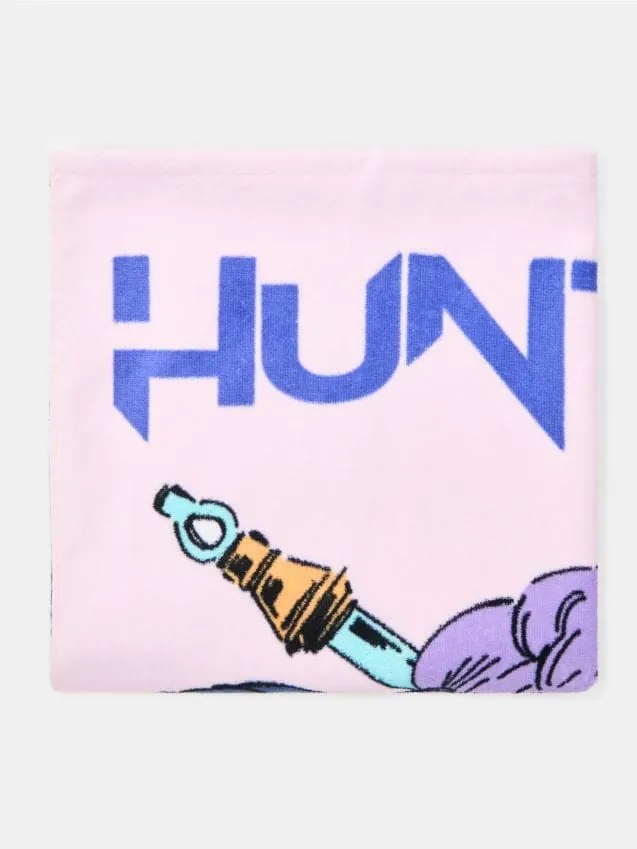 Sinsay - Bavlněný ručník K-Pop Demon Hunters - fialová