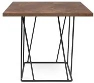 Tone Hone Konferenční stolek  Boko 50 x 40 cm (Rusty vzhled s černou ocelí)
