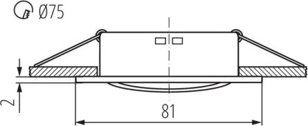 Podhledové svítidlo Kanlux NAVI CTX-DT10-B matná černá 25991