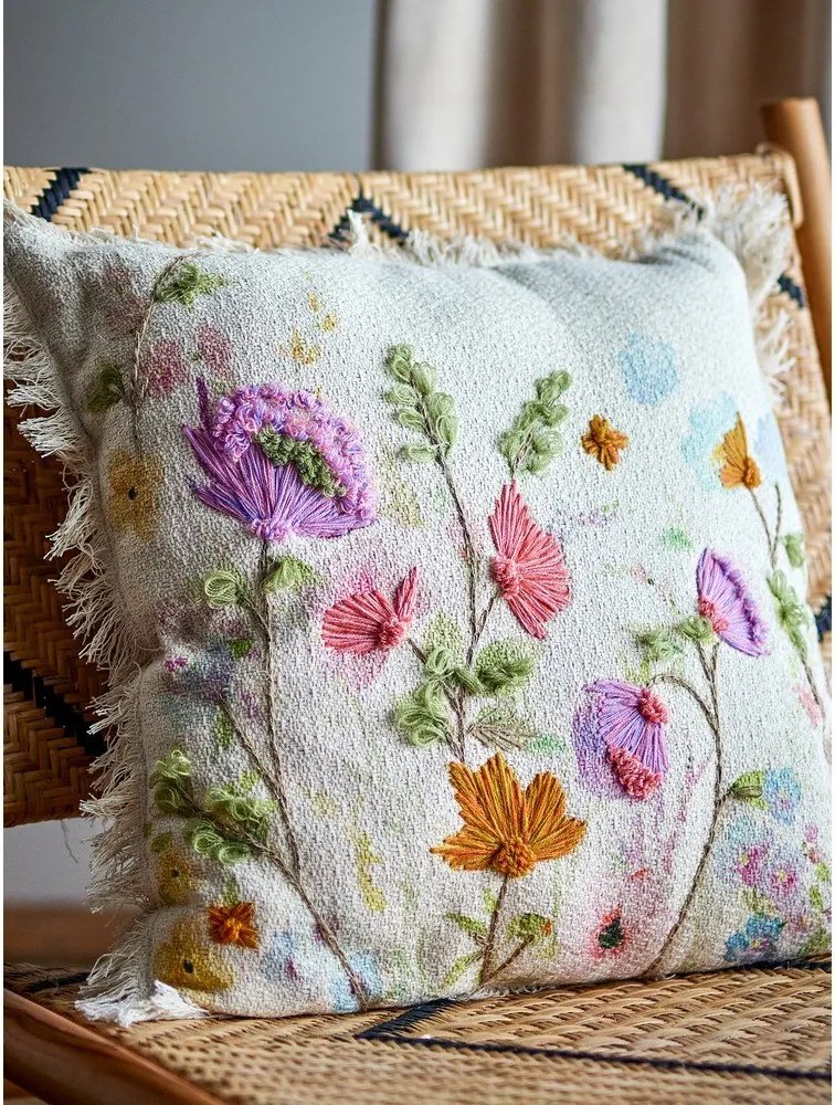 Bavlněný dekorační polštář 50x50 cm Pogni – Bloomingville