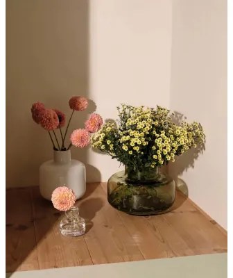 Skleněná váza Urna Grey 30 cm Marimekko