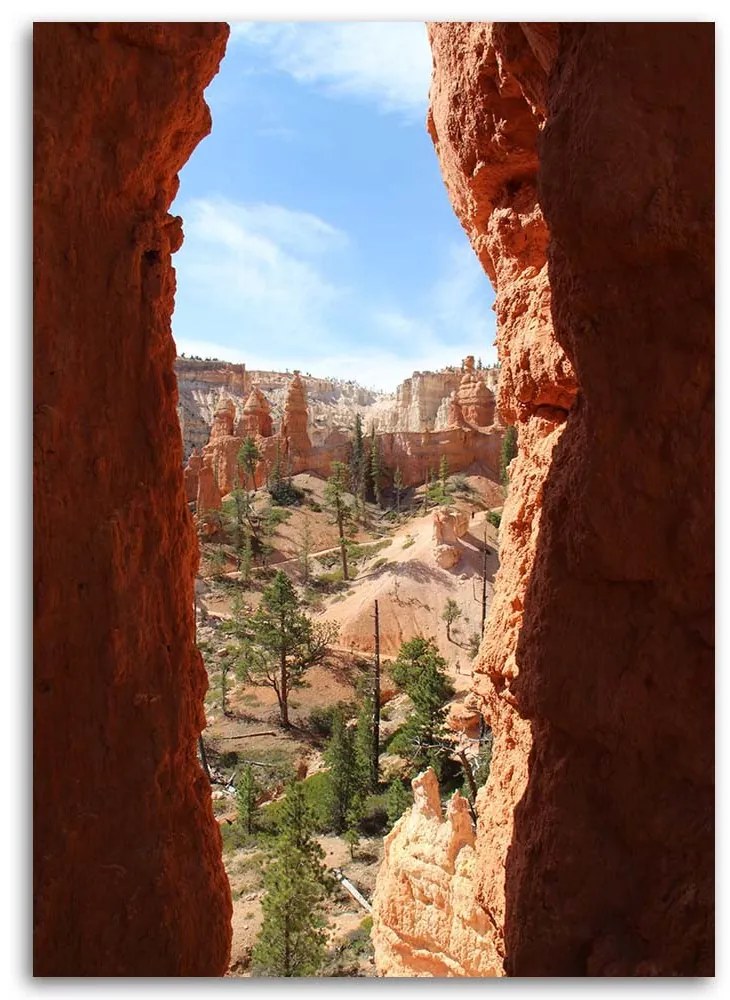 Gario Obraz na plátně Pohled na skalnatou krajinu Rozměry: 40 x 60 cm