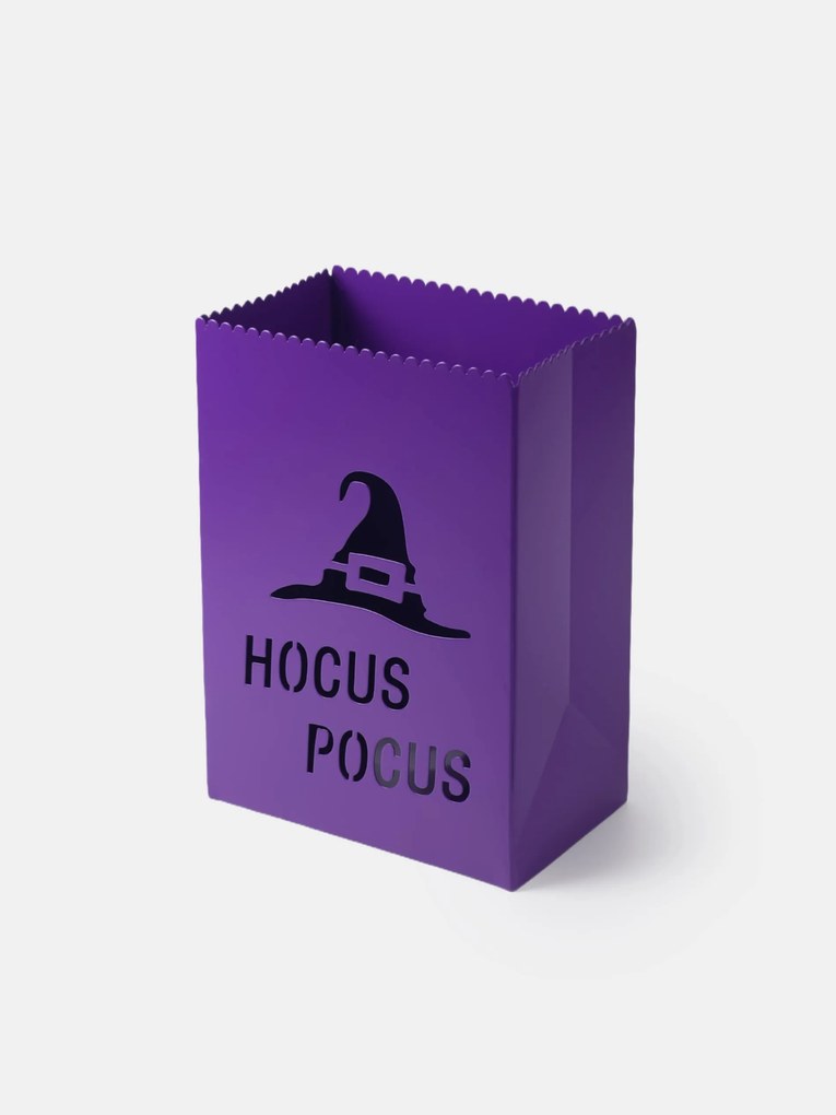 Sinsay - Stojací halloweenská LED dekorace s motivem čarodějnického klobouku - fialová