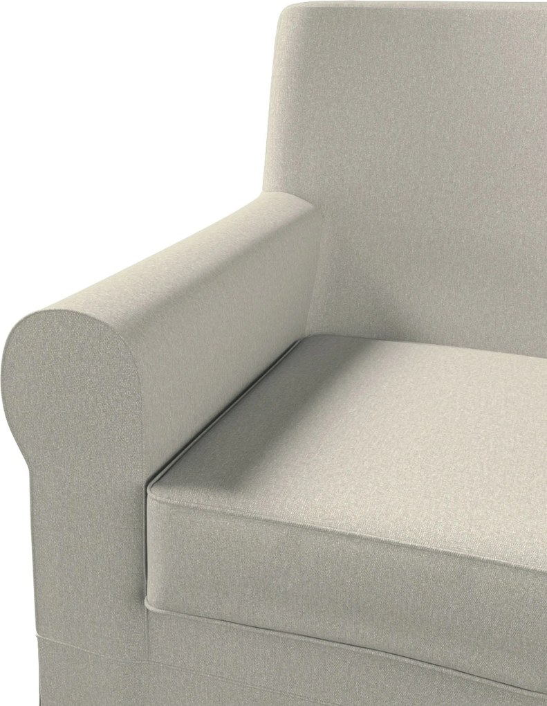 Potah na křeslo IKEA Ektorp Jennylund barva béžová látka pletený vzor