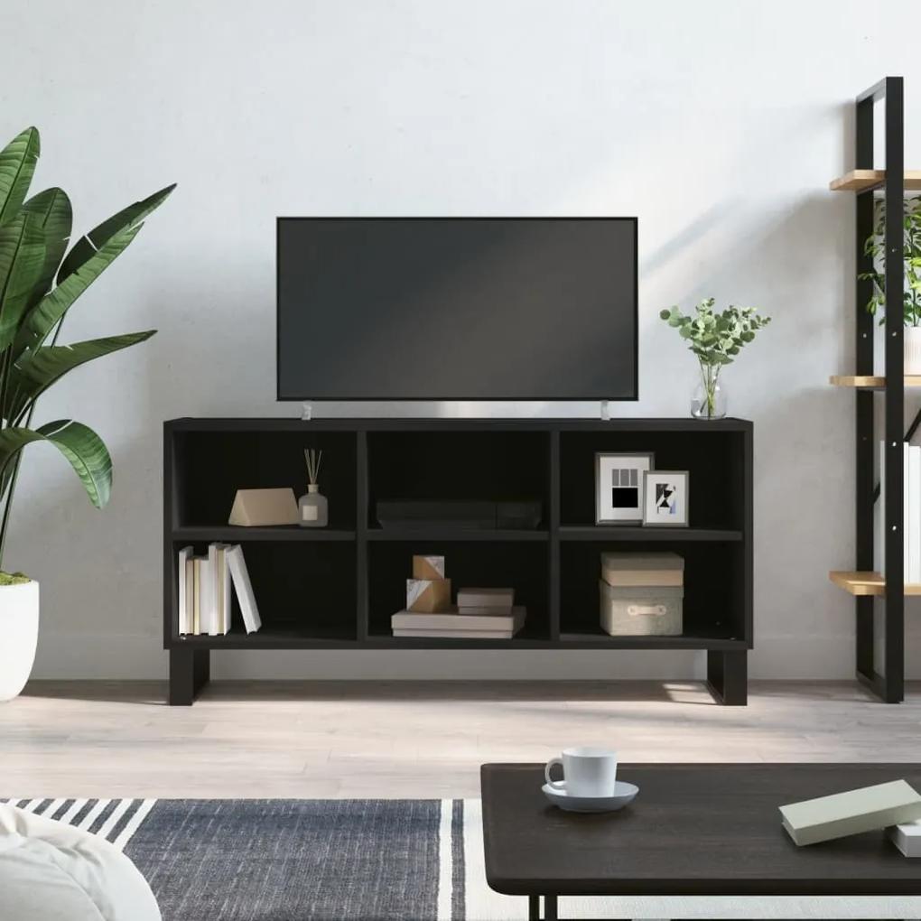 vidaXL TV skříňka 103,5 x 30 x 50 cm kompozitní dřevo [826998] Barva: hnědý dub