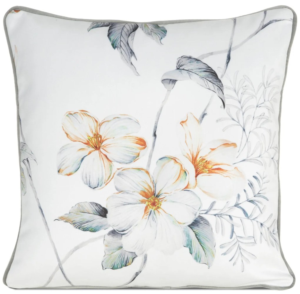 DEKORAČNÍ POVLAK NA POLŠTÁŘ PREMIUM AMELIA 45X45 CM KVĚTY