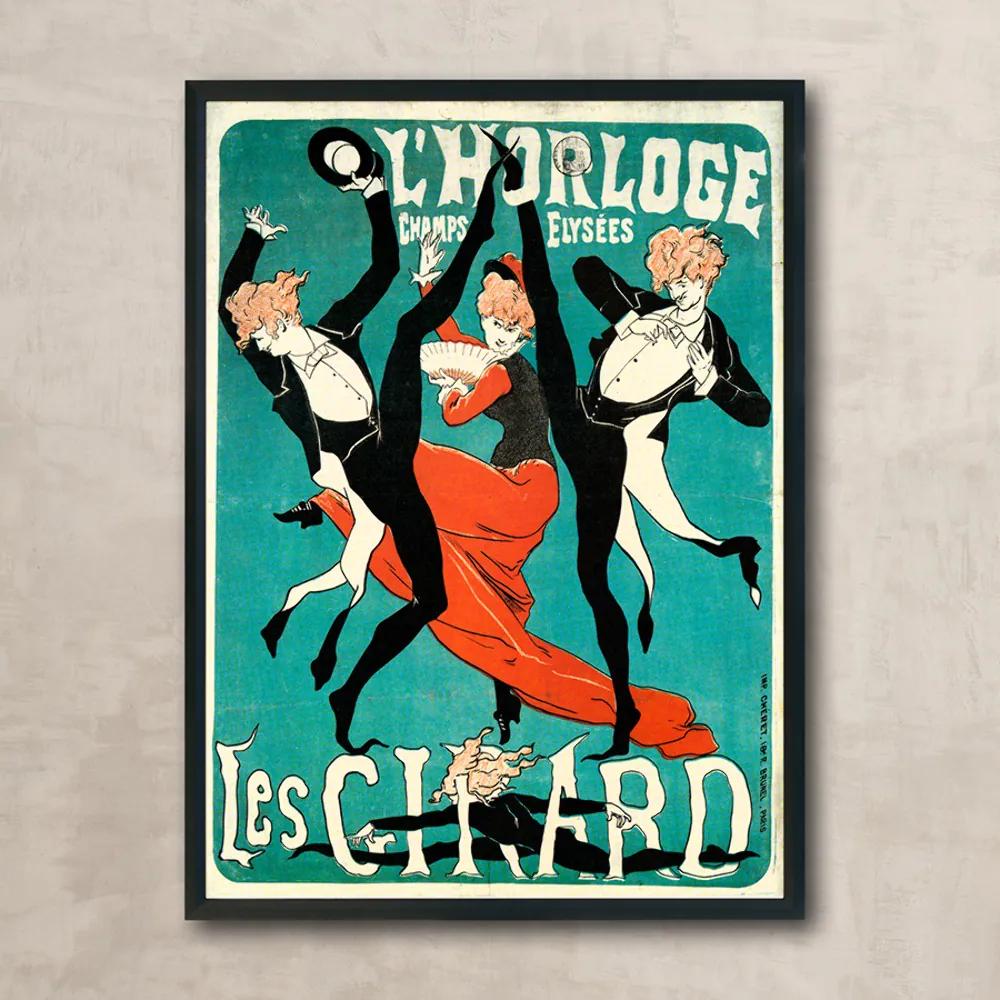 Retro plakát Les girard