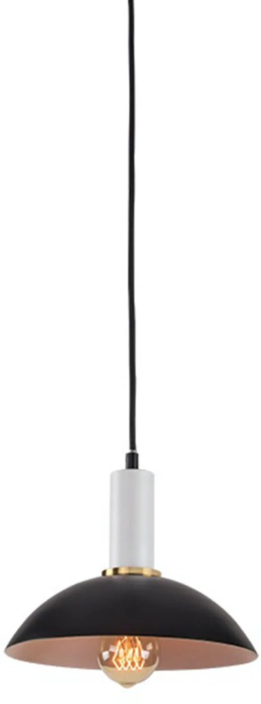 Zambelis 180052 závěsná lampa, černo bílá, 1xE27, 23cm