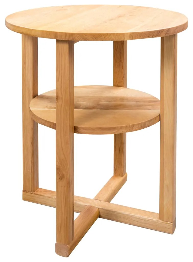 247044 vidaXL Odkládací stolek 40 x 50 cm masivní dubové dřevo